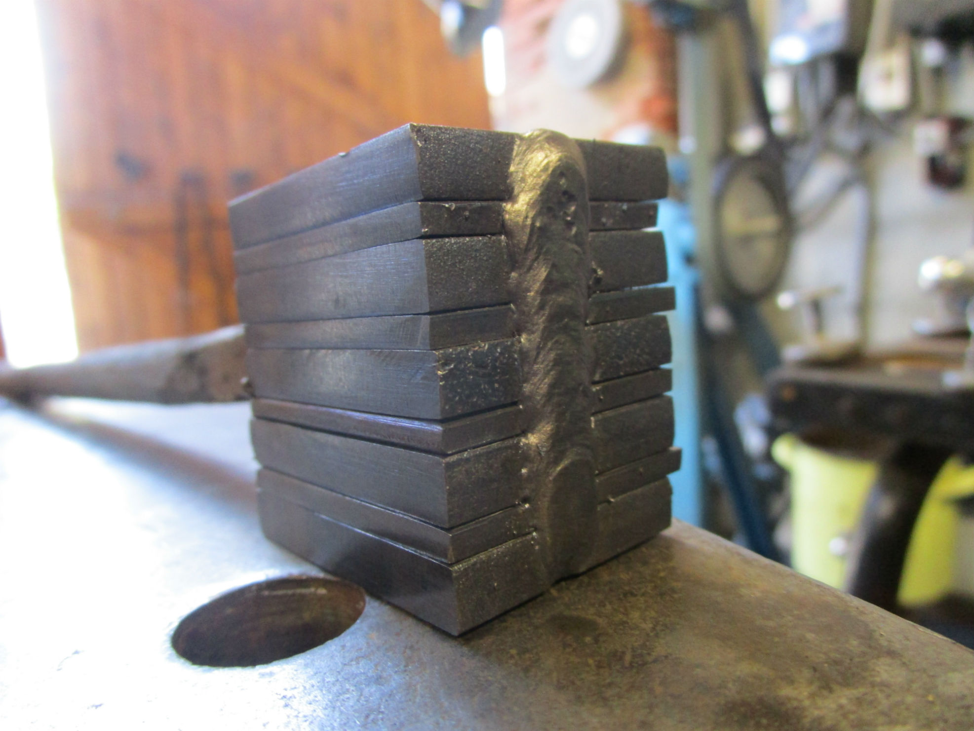 Les aciers damassé - La forge du petit Soulier